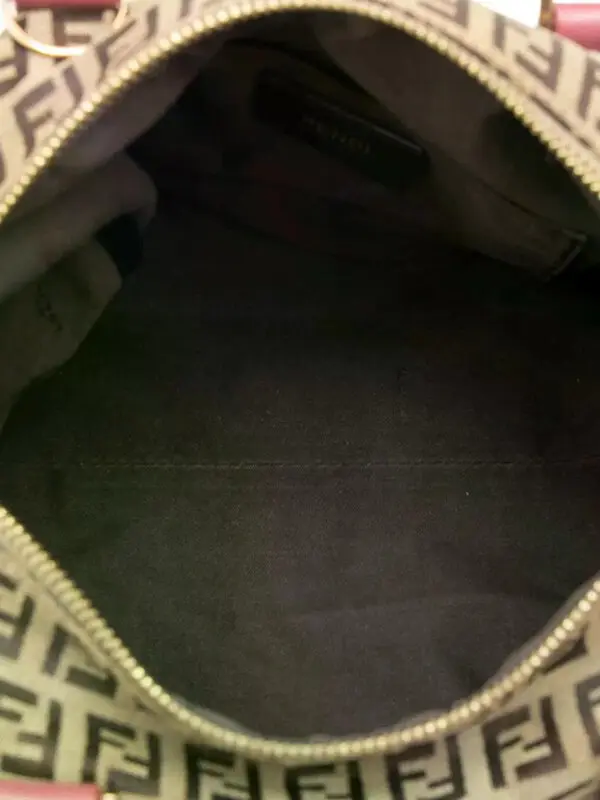 Fendi 2010-2026 Zucchino Canvas Boston Bag