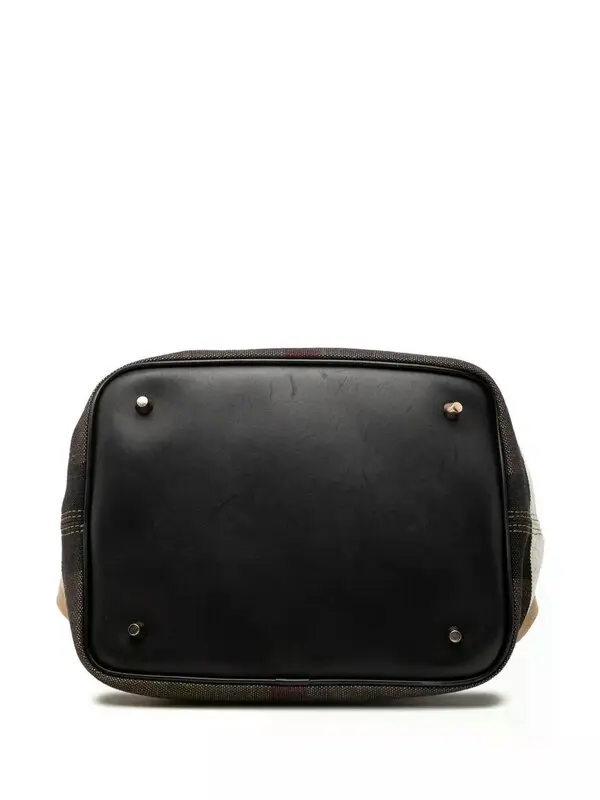 Burberry 2015 House Check Canvas Ashby Satchel