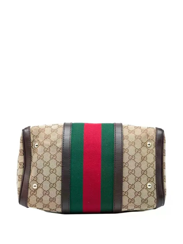 Gucci Gg Canvas Web Joy Boston Bag Satchel