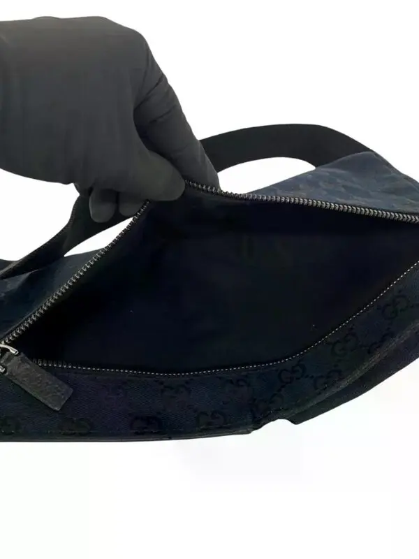 Gucci 2000-2015 Gg Canvas Double Pocket Belt Bag