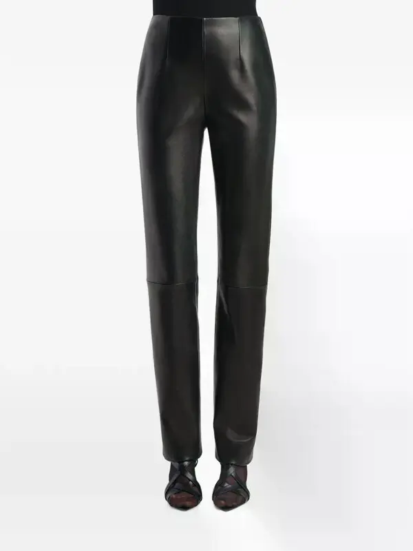 Khaite Ryden Leather Trousers