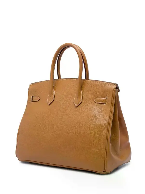 Hermès 2002 Togo Birkin Retourne 35 Handbag