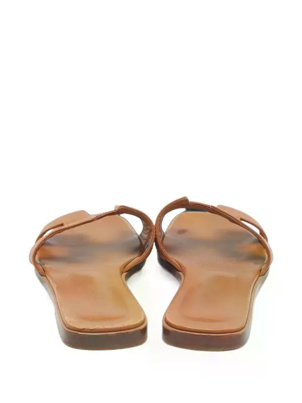 Hermès Oran Leather Slides