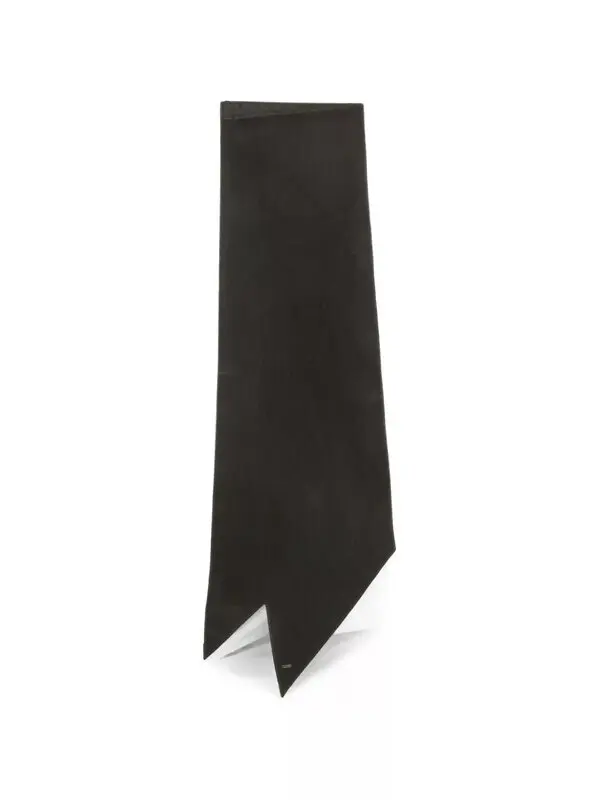 Saint Laurent Monogram Jacquard Bandeau Scarf - Black