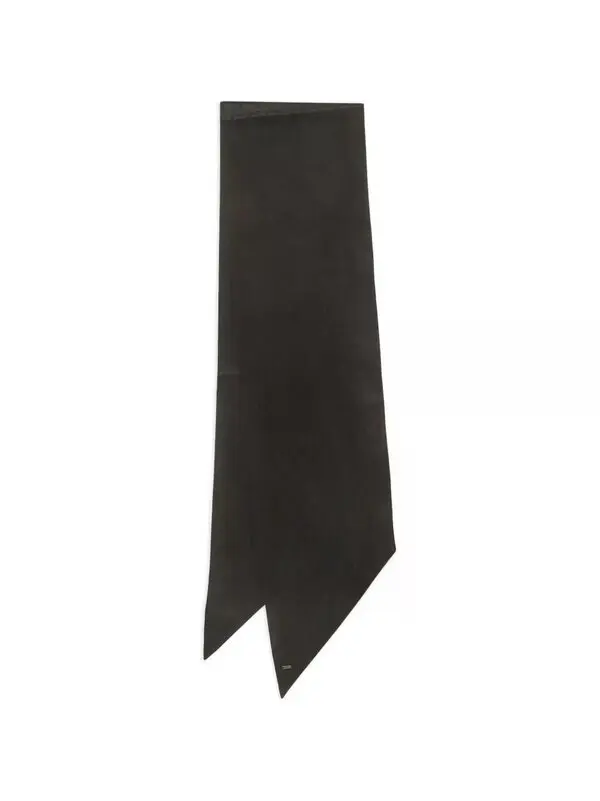 Saint Laurent Monogram Jacquard Bandeau Scarf - Black