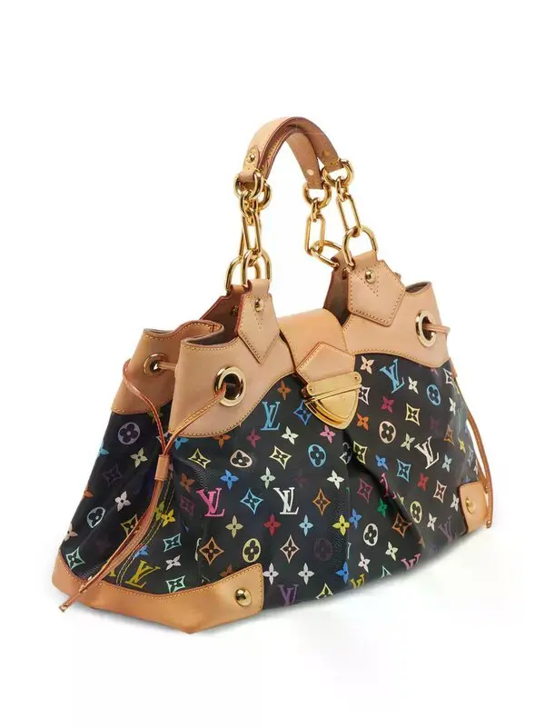 LOUIS VUITTON Monogram Multicolore Ursula Tote Bag - Black