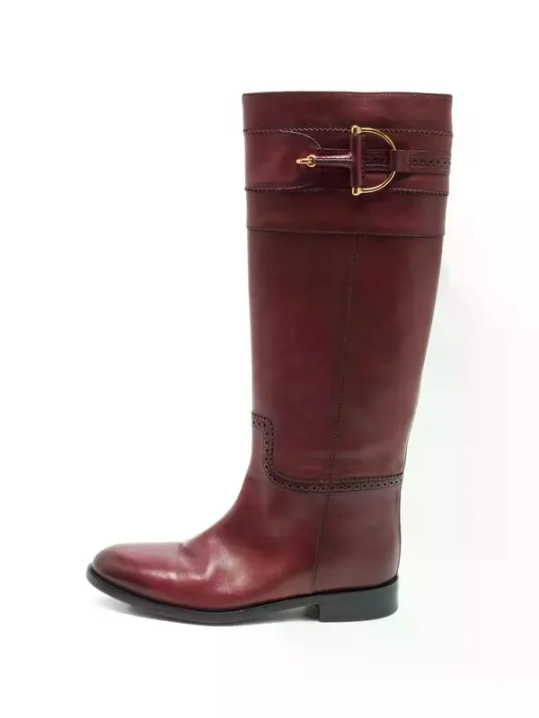 Gucci Horsebit Leather Knee-length Boots