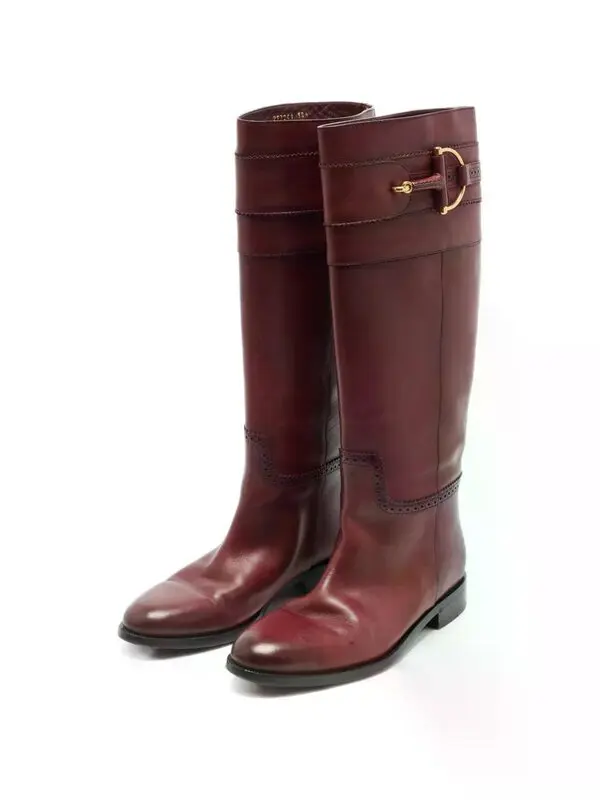 Gucci Horsebit Leather Knee-length Boots