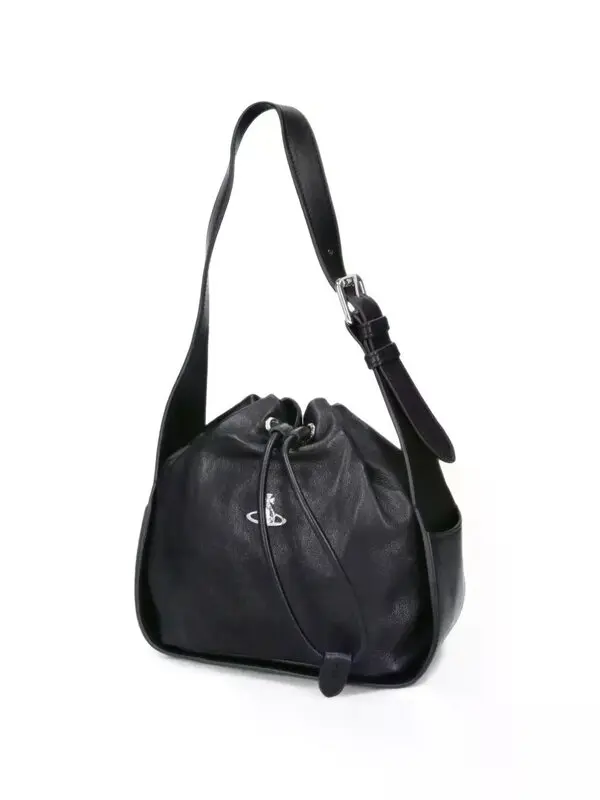 VIVIENNE WESTWOOD Stacey Orb-plaque Drawstring Bucket Bag