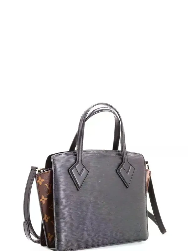 LOUIS VUITTON Varenne Bag Epi Leather With Monogram Canvas Shoulder Bag