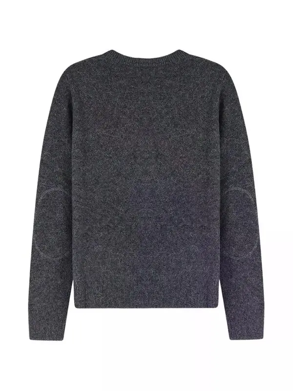 Max Mara Logo-embroidered Elbow-patch Sweater