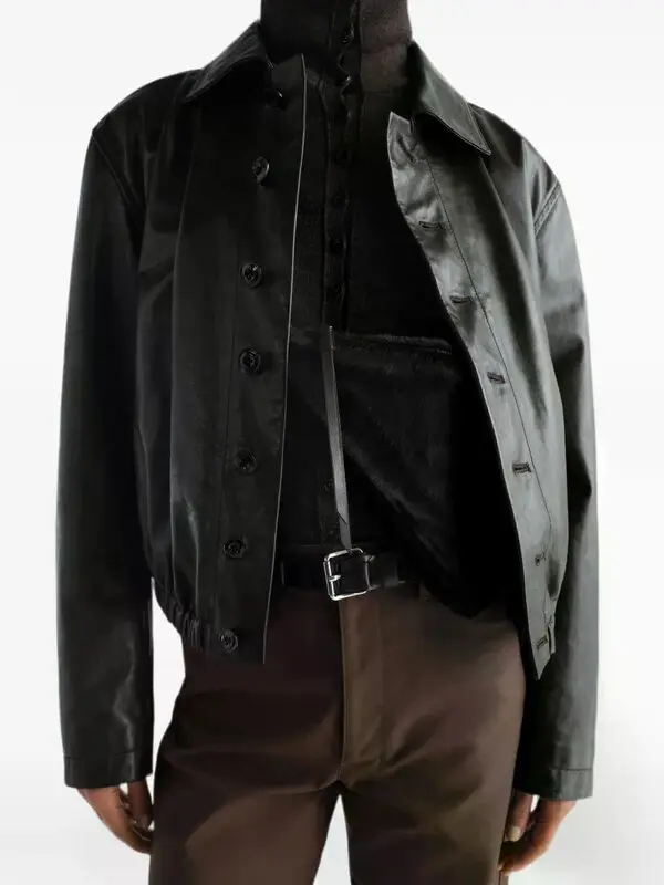LEMAIRE Pocket Scarf Bag In Pony-style Leather