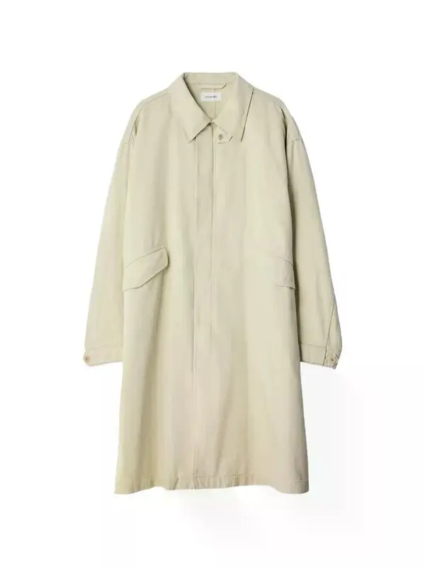 LEMAIRE Military Parka In Heavy Cotton Satin - Neutrals