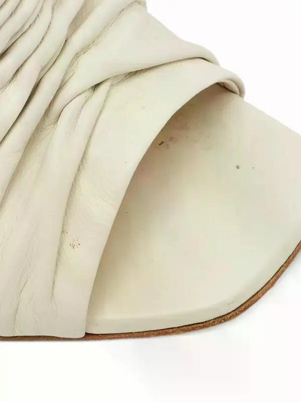 Dior D-fame Gathered Sandals