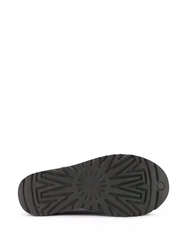 UGG Classic Ultra Mini Ankle Boots In Dark Suede - Grey