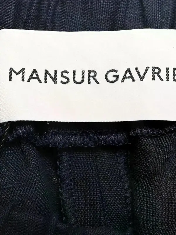 MANSUR GAVRIEL Drawstring Straight-leg Trousers