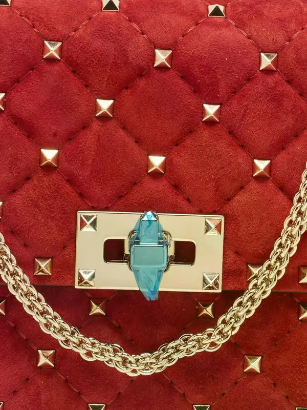 Valentino Garavani Rockstud Quilted Clutch Bag