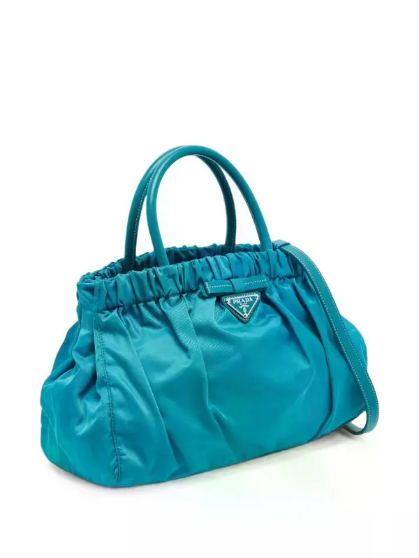 Prada Bow Gaufre Tote Bag