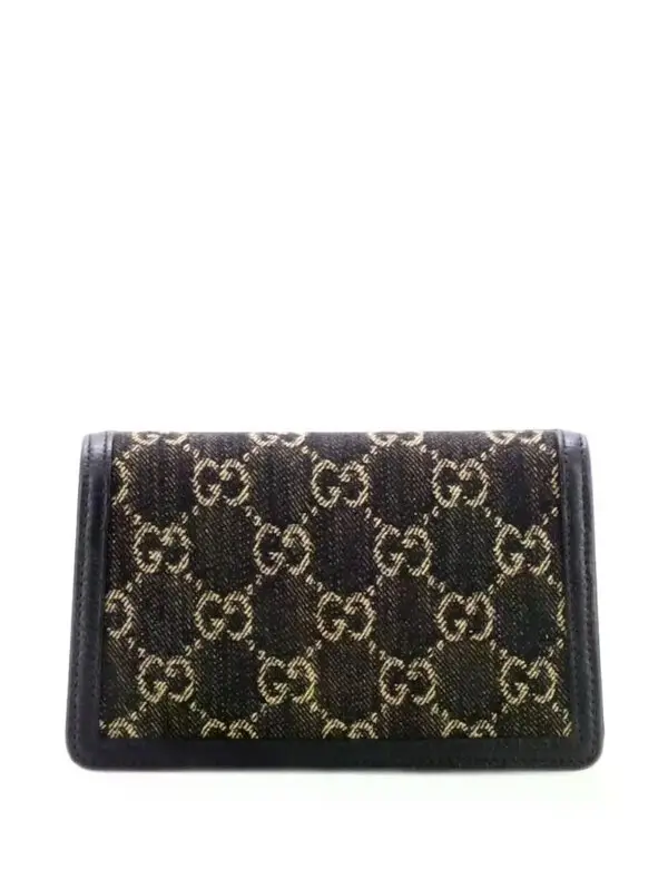 Gucci Dionysus Gg Denim Super Mini Crossbody Bag