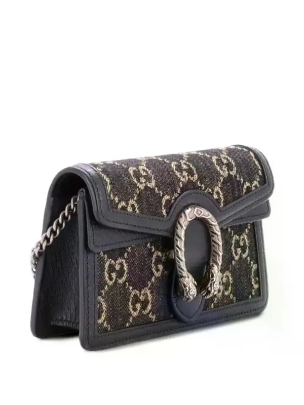 Gucci Dionysus Gg Denim Super Mini Crossbody Bag