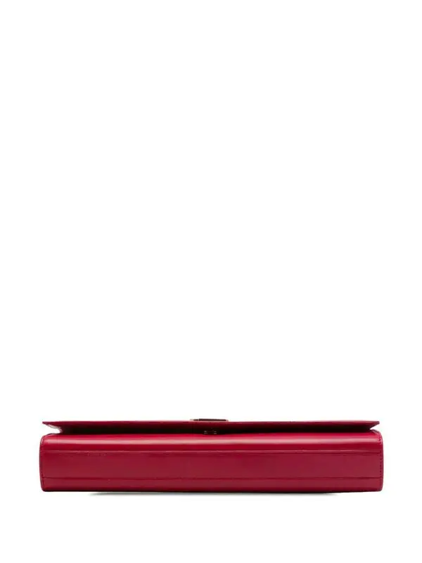 Saint Laurent 2013-2026 Smooth Leather Cassandre Clutch Bag