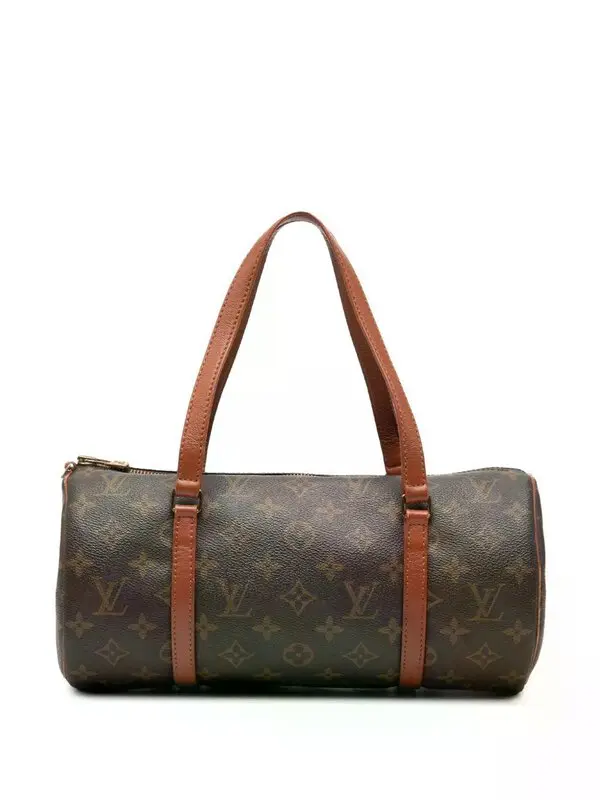 LOUIS VUITTON Monogram Papillon 30 Handbag - Brown