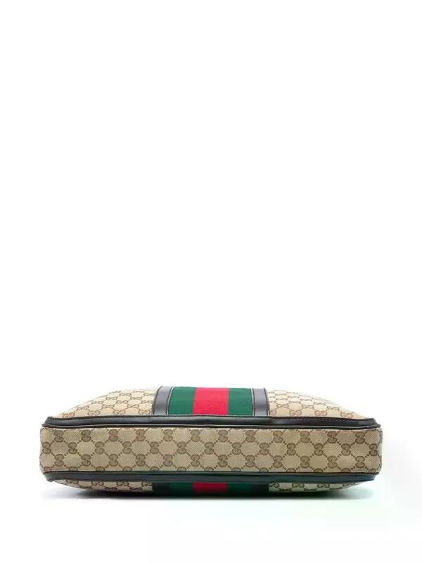 Gucci 2016-2026 Gg Canvas Web Briefcase Business Bag