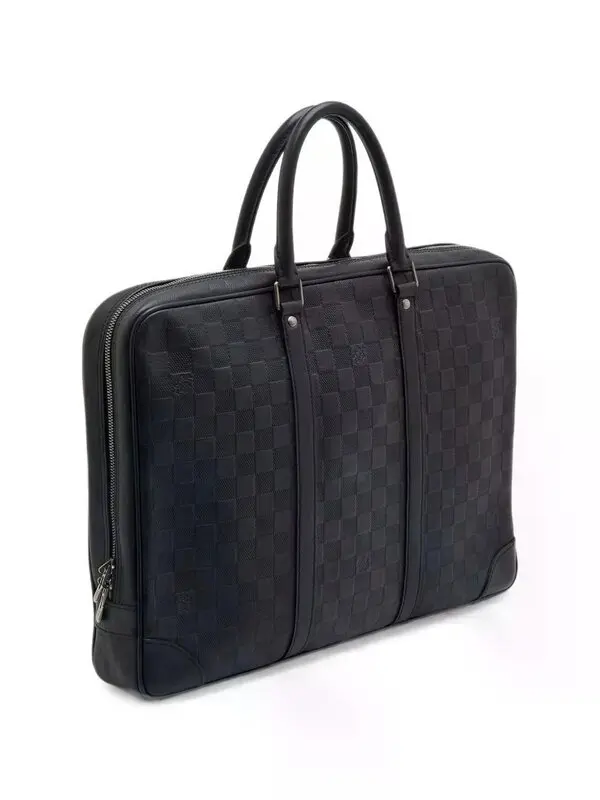 LOUIS VUITTON 2012 Document Business Damier Infini Leather Laptop Bag