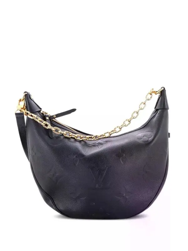 LOUIS VUITTON Loop Monogram Empreinte Giant Hobo Bag - Black