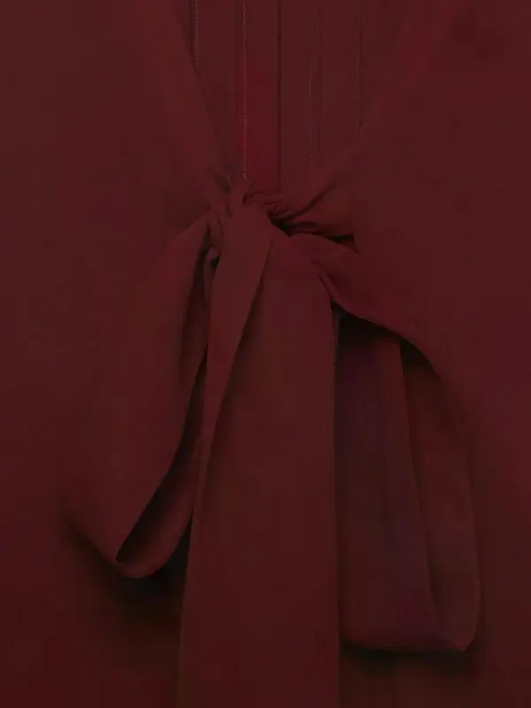Valentino Garavani Tie-front Midi Dress