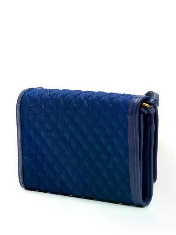 Prada 2013-2026 Impuntu Tessuto Wallet On Strap Crossbody Bag