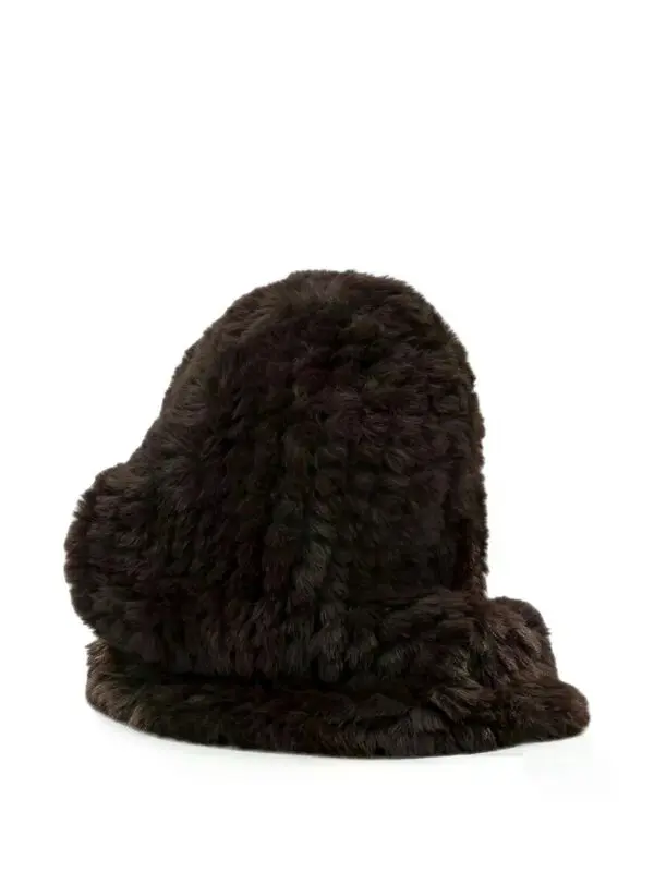 Pinko Faux-fur Balaclava Hat