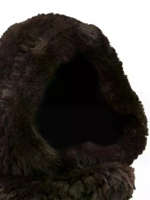 Pinko Faux-fur Balaclava Hat