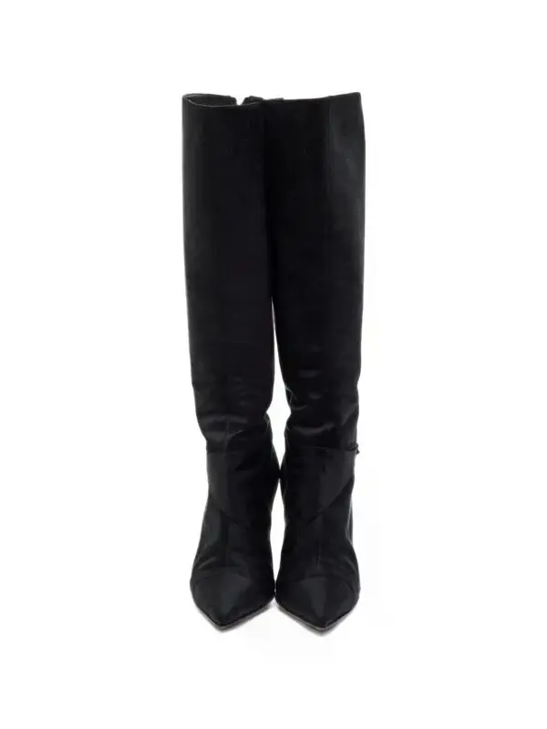JIMMY CHOO Crystal-embellished Boots