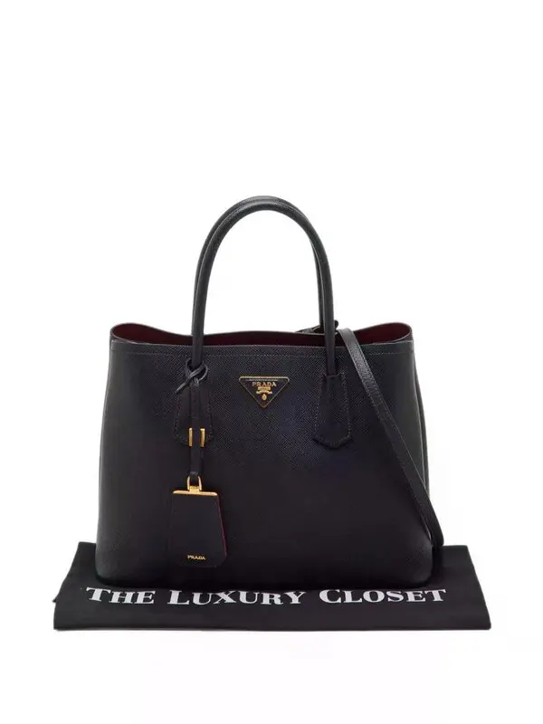 Prada Saffiano Cuir Leather Tote Bag