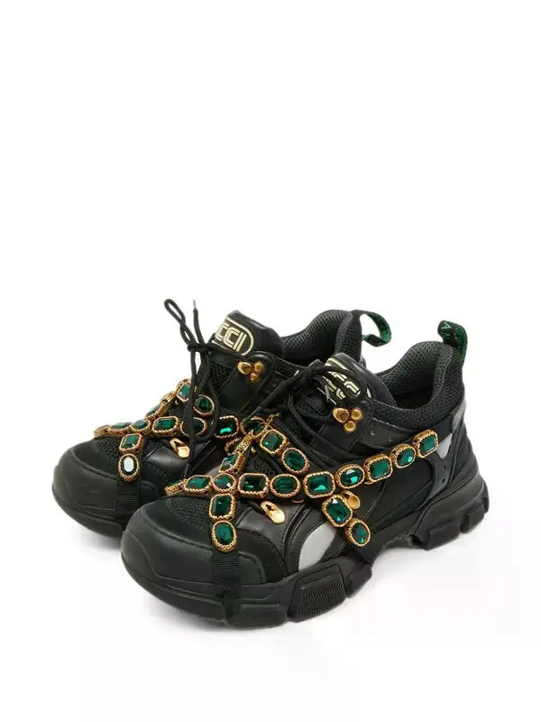 Gucci X Sega Flashtrek Crystal Sneakers