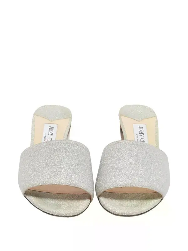 JIMMY CHOO Joni Glitter Sandals