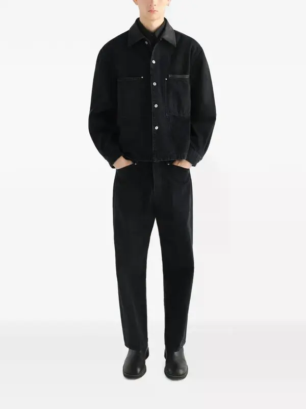 LEMAIRE Workwear Overshirt In Selvedge Denim