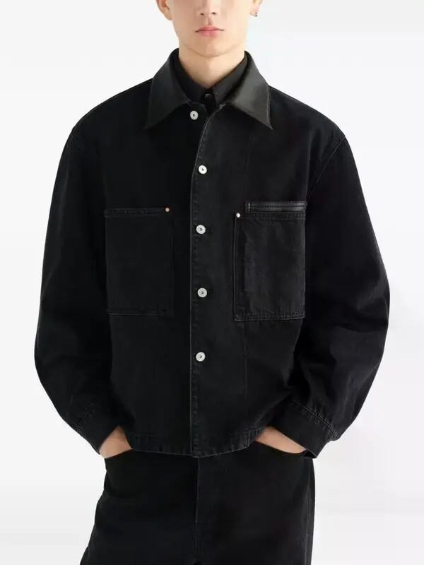 LEMAIRE Workwear Overshirt In Selvedge Denim