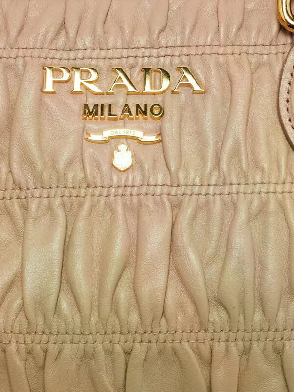 Prada Gaufre Leather Tote Bag