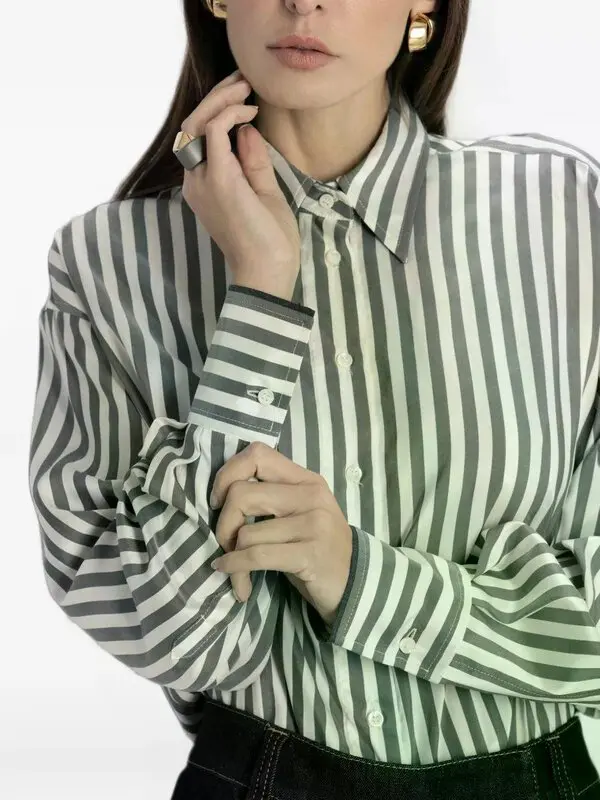 Brunello Cucinelli Wide-stripe Relaxed Shirt