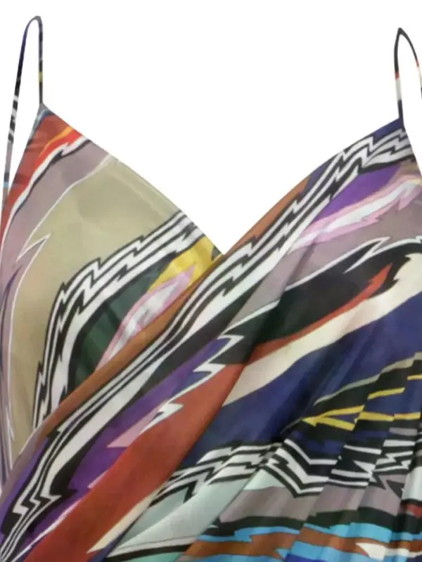 Missoni Printed Spaghetti-strap Dress