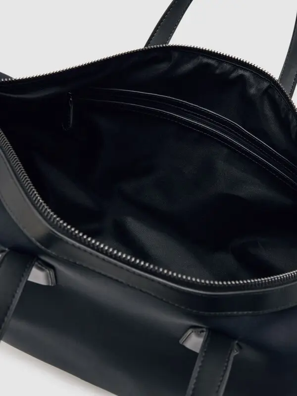 REISS Neoprene Holdall With Adjustable Shoulder Strap