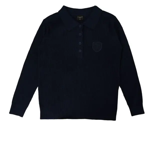 RAVE ON TREND Knit Polo - Blue