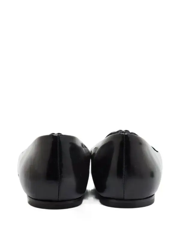 Versace Medusa Pointed-toe Ballet Flats