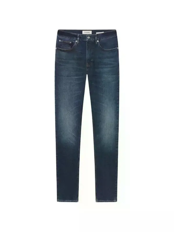 FRAME Modern Faded Straight-leg Jeans