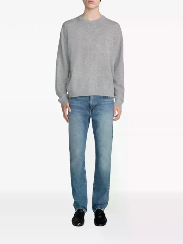 FRAME Modern Straight Faded-effect Jeans