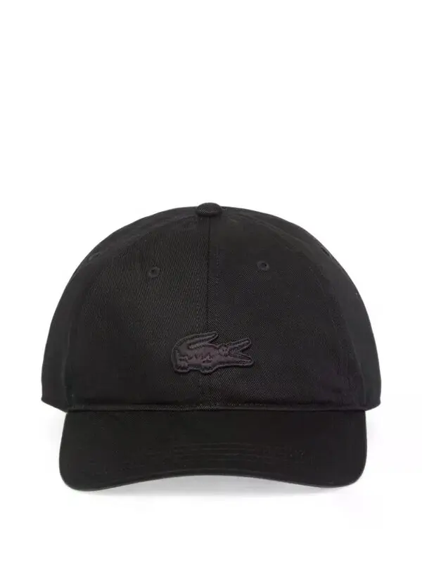 Lacoste Logo-patch Baseball Cap - Black