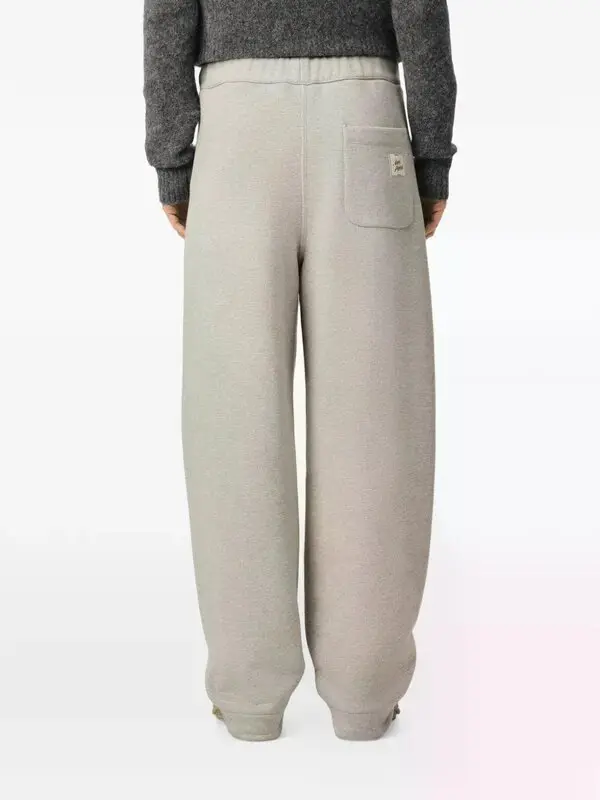 AMI Paris Cotton Track Pants With Heritage Label