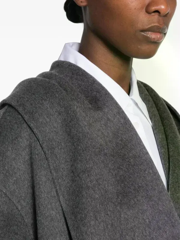 TOTEME Oversized Hooded Shawl-lapel Coat